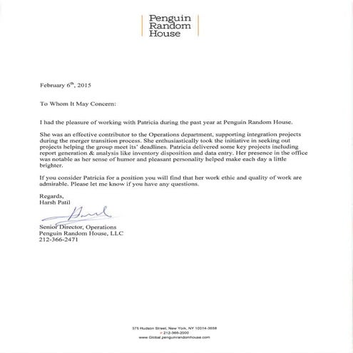 letter from Harsh | PDF