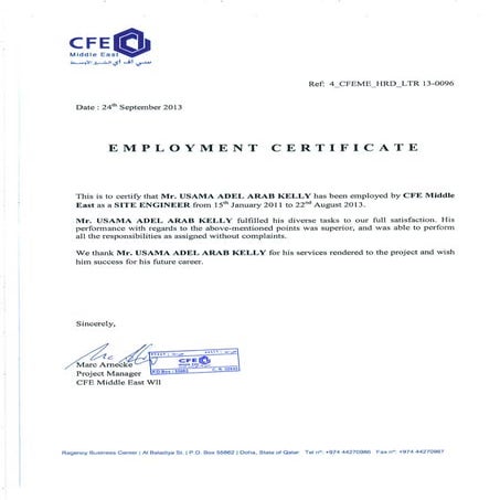 CFE Certificate | PDF