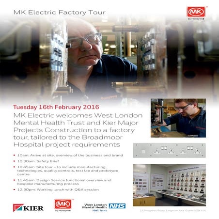 MK Electric Factory Tour Flyer 2016_SR | PDF