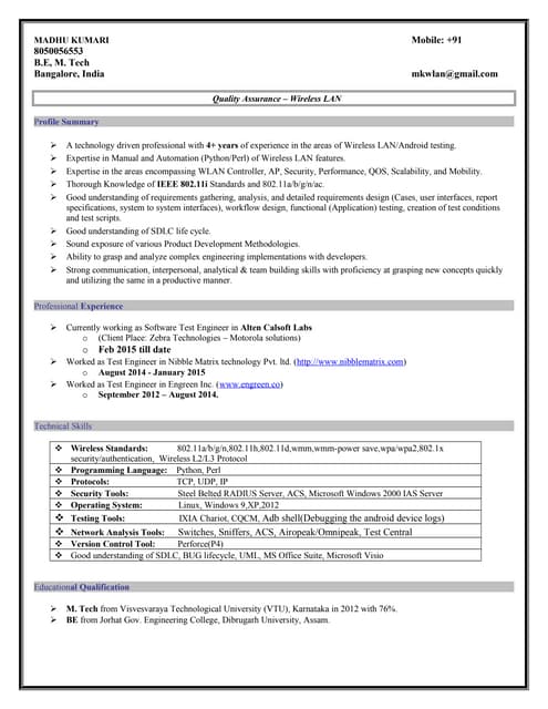 Ravikumar_Resume | DOC | Databases | Computer Software and Applications