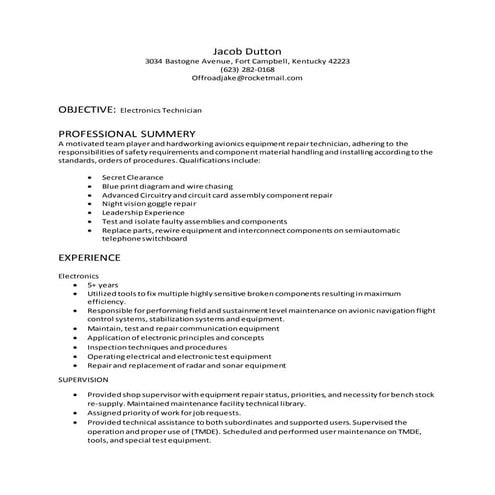 Jake resume | DOCX