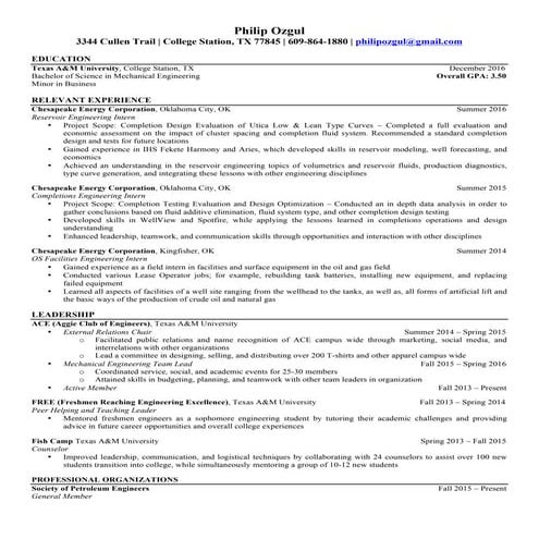 Resume | PDF