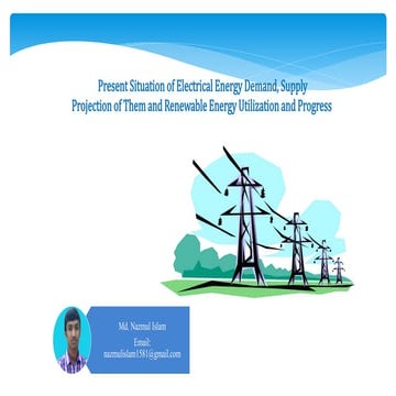 Present Situation of Electrical Energy Demand, Supply Projection of ...