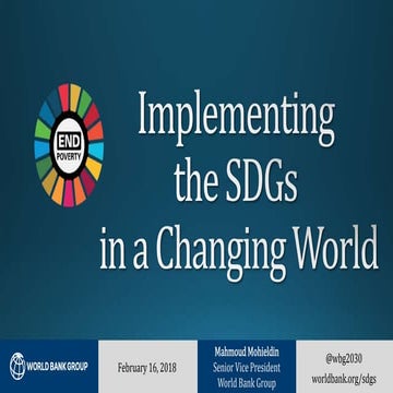 Implementing the SDGs in a Changing World | PPTX