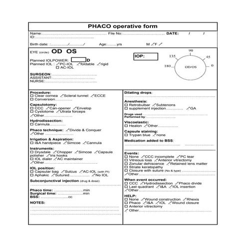 16 FORM - Cataract -Phacoemusification.docx