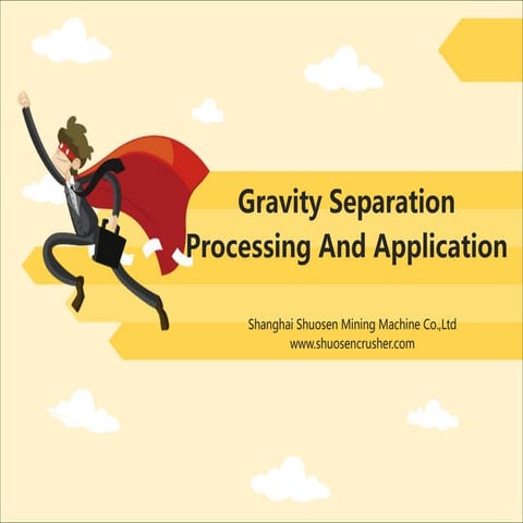 gravity separation processing and application | PDF