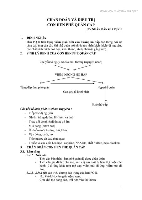 HEN PHẾ QUẢN | PDF