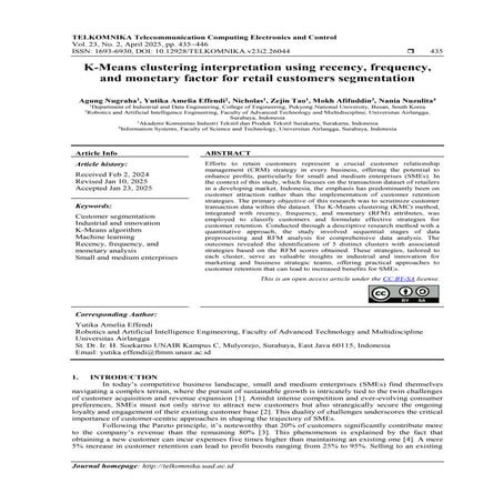 K Means Clustering Interpretation Using Recency Frequency And