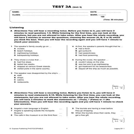 16 Legacy B1_1 Test 3A.doc