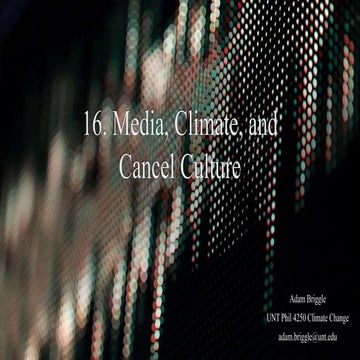 21. Climate Change: The Paris Climate Agreement | PPTX