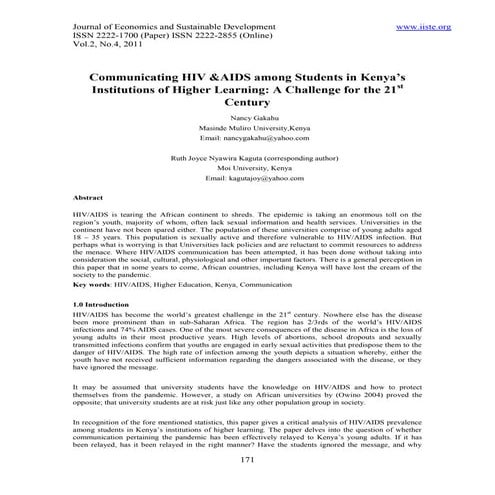 Hiv report abstract | PDF