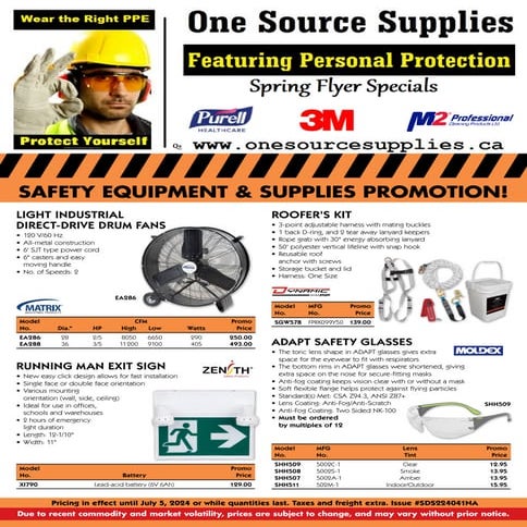 SPRING FLYER SPECIALS | Safety Flyer Q2 till JULY 5, 2024 | PDF