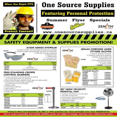 SUMMER FLYER SAFETY SPECIALS till September 30, 2021 | PDF