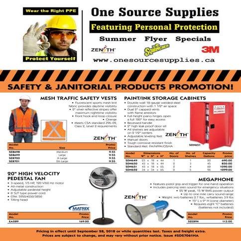 Summer Safety Flyer Until Sept 28, 2018 | PDF