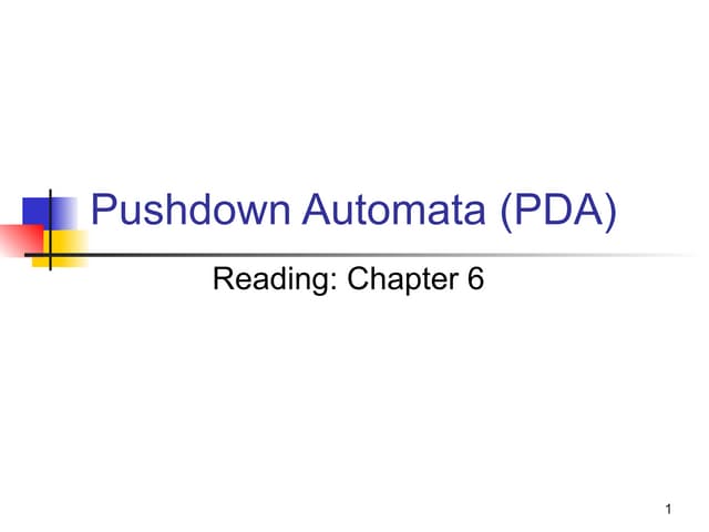 Push Down Automata (PDA) | TOC (Theory of Computation) | NPDA | DPDA ...