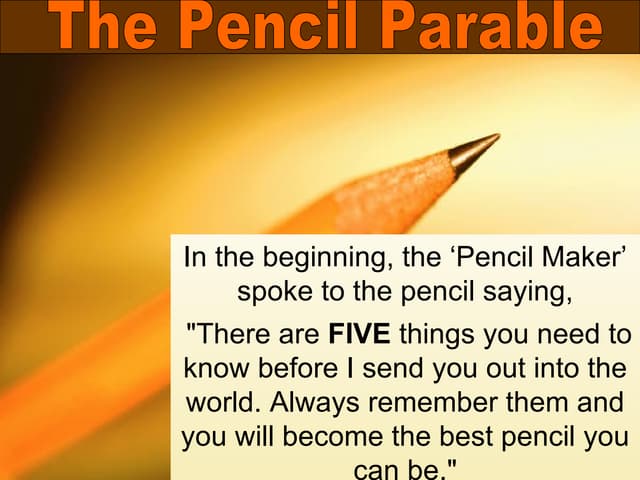Story of pencil | PPTX