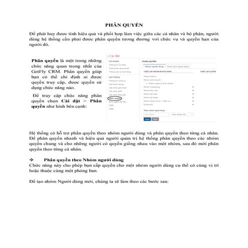 Phân quyền người dùng | PDF