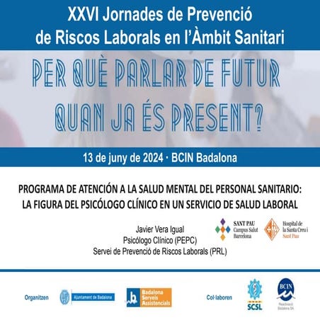 La figura del psicólogo clínico en un servicio de salud laboral ...