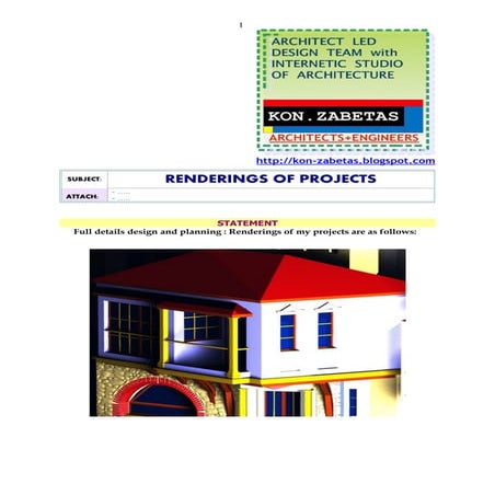 Renderings Of Projects | PDF