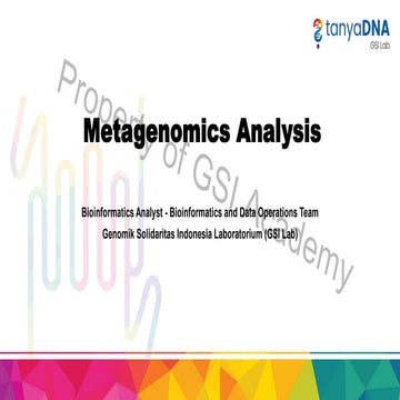 16s Analysis for metagenomic data analysis | PDF
