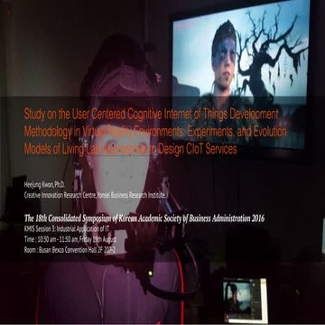 Study on the User Centered Cognitive Internet of Things Development Methodology in Virtual ...