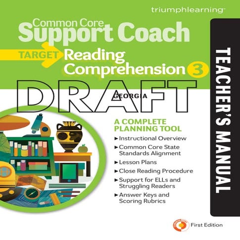 Georgia Common Core Support Coach, CCGPS Edition, Target: Reading ...