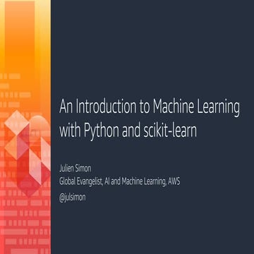 16th Athens Big Data Meetup 1st Talk An Introduction To Machine Learning With Python And