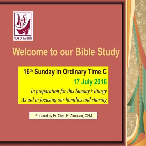 16th Sunday C | PPT