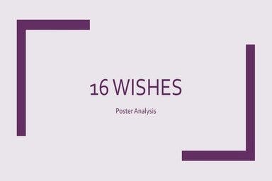 16 Wishes Poster
