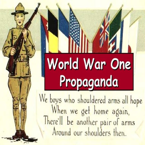 US WWI Propaganda | PPT