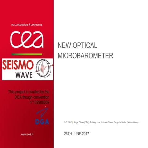 New optical microbarometer | PPT