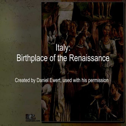 17 1 Italy, Birthplace Of The Renaissance | PPT | Christianity ...