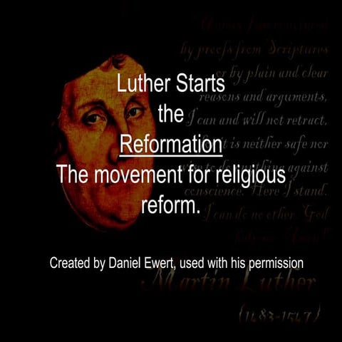 The Reformation | PPT