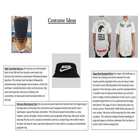 Costume Ideas | DOCX