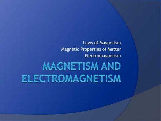 Magnetism ppt | PPT