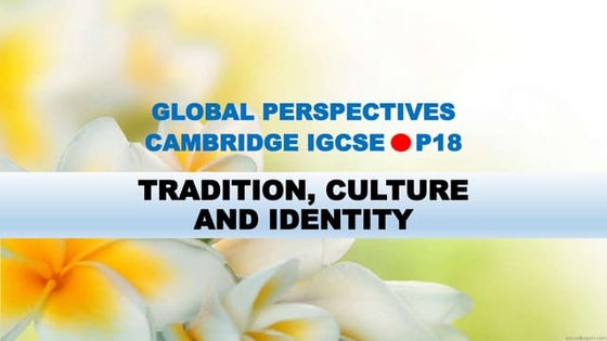 Global Perspectives Presentation | PPTX | Educational Assessment ...