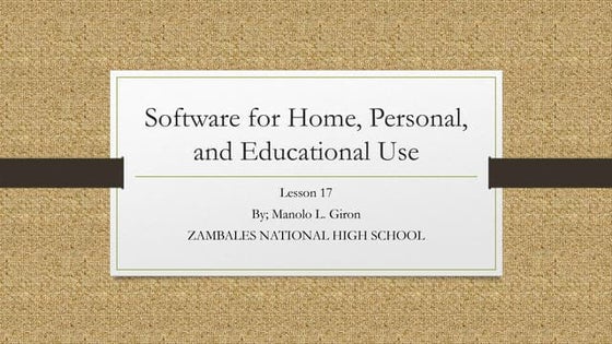 Mga kalimitang bahagi ng isang manwal | PPTX