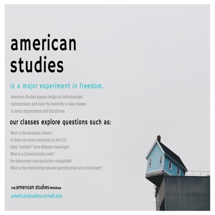 American Studies Program | PPT