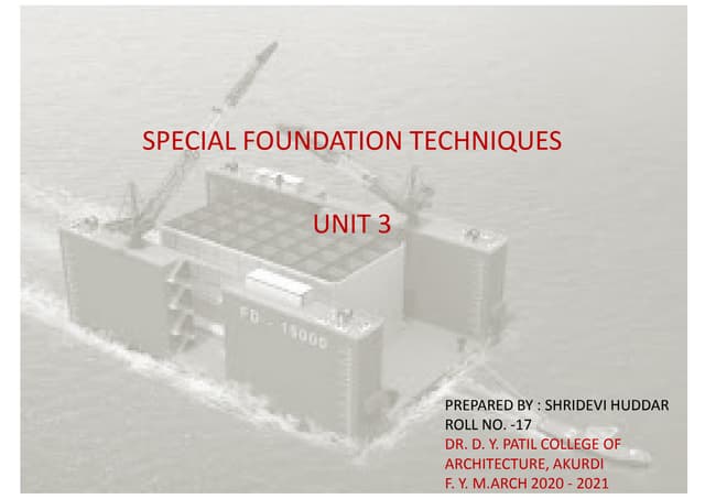 Types of deep foundation | PDF