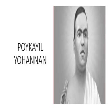 Poykayil Yohannan | PPTX