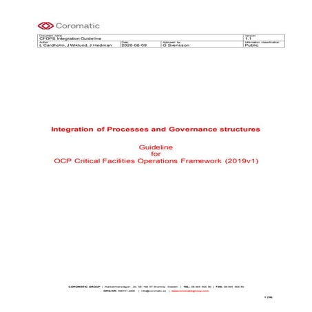 Ocp framework.mind map.2019v1.4 | PPT