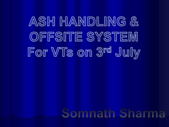 Ash handling system | PPTX | Geology | Science