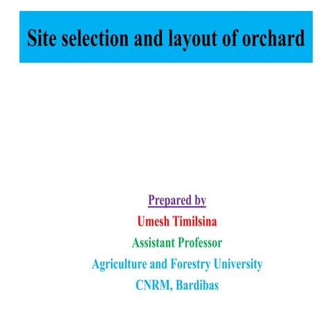 ORCHARD MANAGMENT | PDF