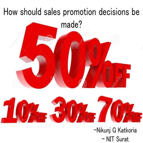 17-2 (how should sales promotion decisions be made) | PPTX
