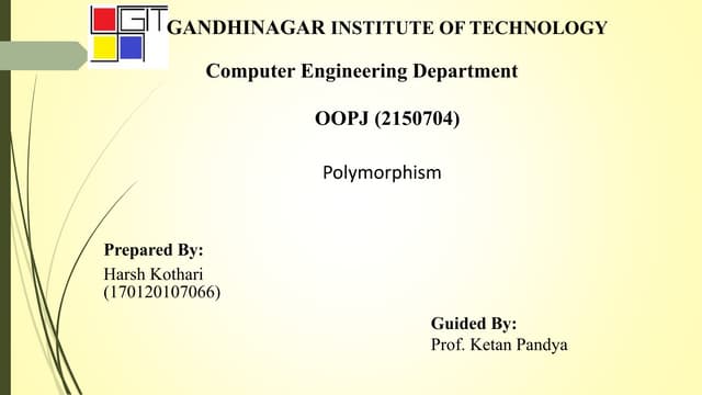 Javapolymorphism Pptx Programming Languages Computing