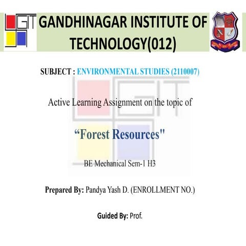 Forest Resources | PPT