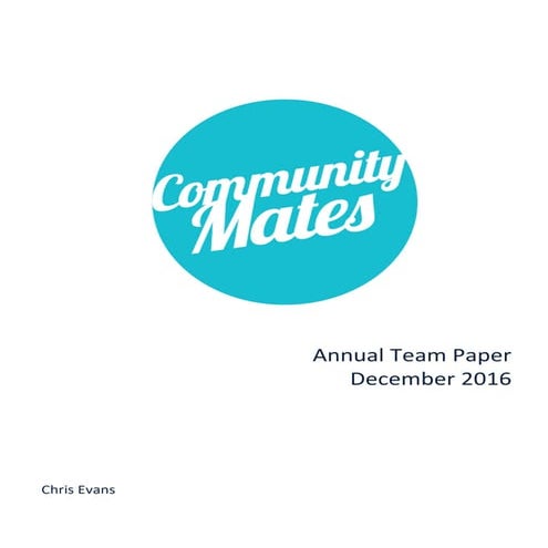131120_Community Mates Presentation_v001 | PDF