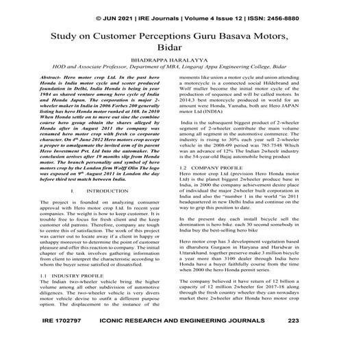 1702797 PAPER Study on Customer Perceptions Guru Basava Motors,.pdf