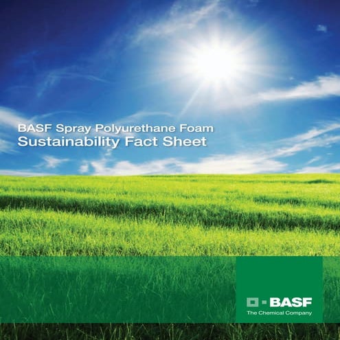 Spray Polyurethane Foam Sustainability Fact Sheet | PDF