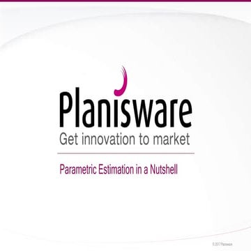 Parametric Estimation In A Nutshell Pptx Technology And Computing